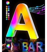 Amazon.com: led Letter Indoor String Lights - Letters Smart APP with ...