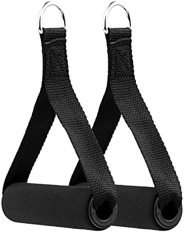 LIFESTRONGE 2 Pieces Exercise Handles Cable Machine Attachments ...