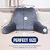 ComfortSpa Reading Pillow for Bed Adult Size, Back Rest Pillow with ...