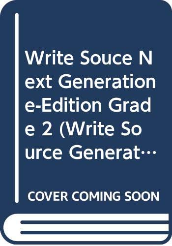 Write Souce Next Generation e-Edition Grade 2: Student Edition E ...