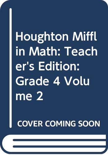 Houghton Mifflin Math: Teacher's Edition: Grade 4, Volume 2: Carole ...