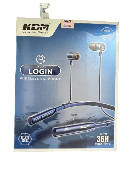 KDM-G1 LOGIN Wireless Headphone Neckband : Amazon.in: Electronics