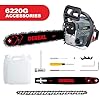 Amazon.com : Gas Powered Chainsaw 20IN 6220G 62CC 2-Cycle Gas Powered Chainsaw Handheld Cordless ...