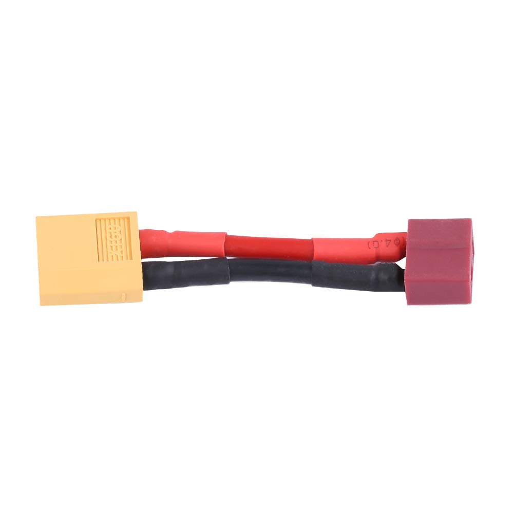 RC T-Plug Female to XT60 Male Connector Cable, Deans Style T-Plug ...