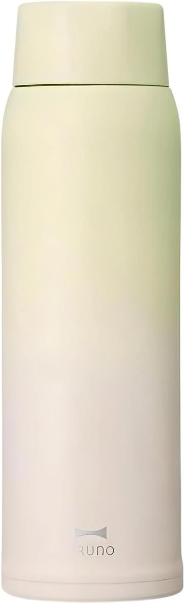 Amazon | BRUNO 名入れ 無料 ラッピング付き 軽量ステンレススクリューボトル 480ml tall 500ml 以下 マグ 真空二重構造 スリム ステンレスボトル BHK259 ...