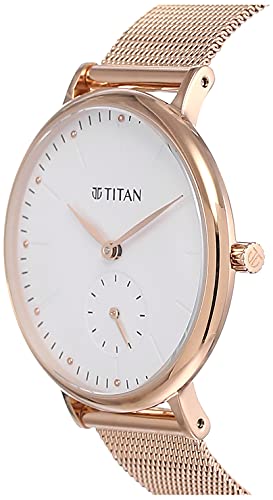 Buy Titan Analog White Dial Women's Watch-95142WM01/NP95142WM01 at ...