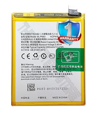 THE BATTERY STORE® Original BLP683 Battery for Oppo K1 / A7X / A7S / F9 ...