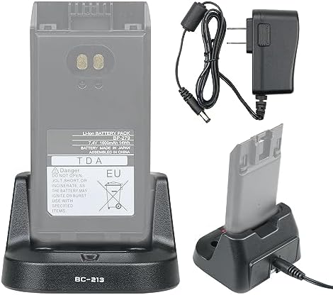 Amazon.com: Vineyuan BC-213 Charger Base for ICOM F1000 F2000 F1100 ...