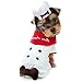 Amazon.com : Chef Uniform Costume For Dogs "Bone Appetite" Red Scarf ...