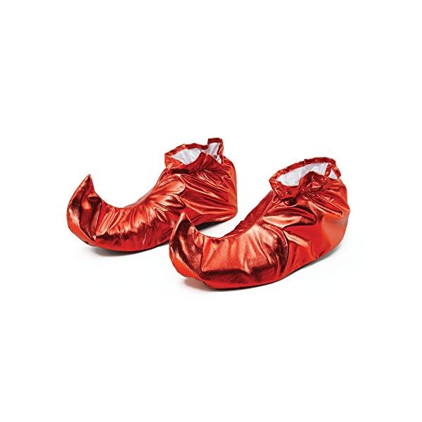 Ignite the Celebration with Bristol Novelty Jester Shoe Covers - Red ...