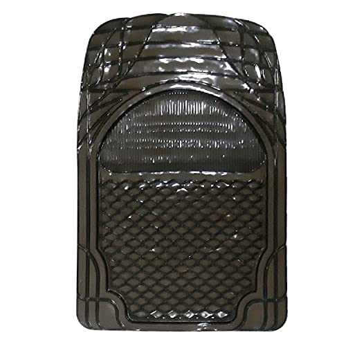Kingsway Heavy Duty PVC Rubber Car Tray Floor Foot Mats Universal Fit ...