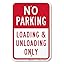 Amazon.com: SmartSign Basics 18 x 12 inch “No Parking - Loading And ...