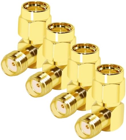 Amazon.com: CNARIO SMA 90 Degree Adapter, 90 Degree Coaxial Adapter ...
