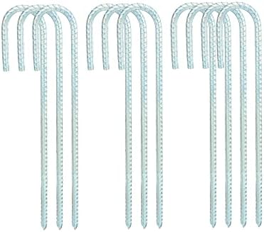 16 Inch Ground Anchor, Heavy Duty Galvanised Steel Ground Anchor, J ...