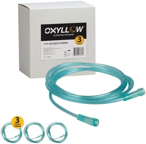 Amazon.com: Oxyllow Premium 7 FT Oxygen Tubing | 1-Count | 6-Channel ...