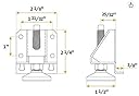 Heavy-Duty Leg Levelers, Small Foot (4) : Amazon.ca: Tools & Home ...
