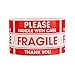 Amazon.com : UIRIO 500 PER ROLL Fragile Stickers for Shipping - Handle ...