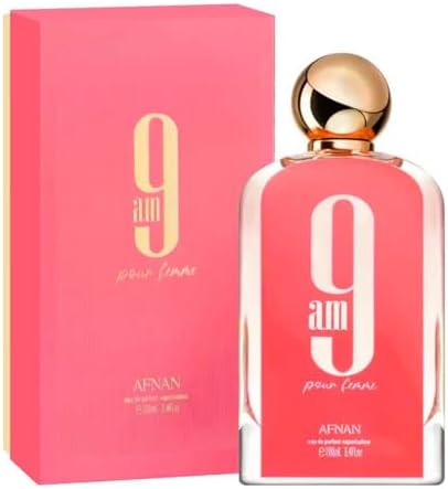 Amazon.com : Afnan 9 AM Pour Femme, By Afnan Perfumes, EDP SPRAY 3.4 ...