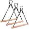Amazon.com: BeneLabel 3 Ninja Monkey Bars Obstacle, Outdoor Play Set ...
