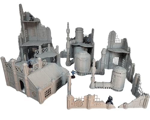 Amazon.com: Industrial Ruins Set 2: Mars Factory Sci-Fi Wargaming ...