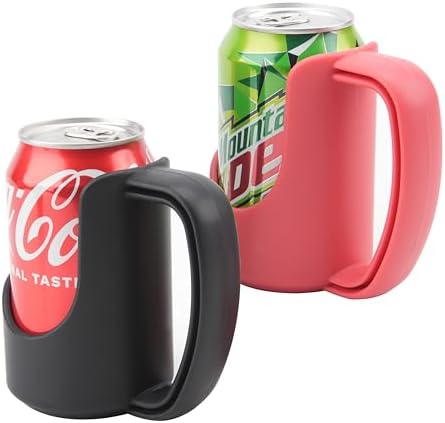 Amazon.com | Regular Can Holder with Handle, 2 Pack Hand Grip for 12oz ...