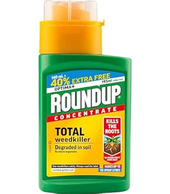 Roundup Total Concentrate - 140ml Plus 40% Extra Free : Amazon.co.uk ...