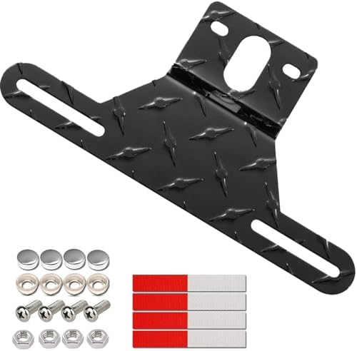 Amazon.com: Hoypeyfiy Trailer License Plate Light Bracket Truck RV Off ...