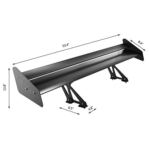 Snapklik.com : Mophorn Double Deck GT Wing Spoiler 53 Inch Universal ...