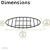 Amazon.com: Oval Cooling Rack with Integrated Feet, Roasting Wire Rack ...