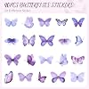 Amazon.com: 40PCS Purple Butterfly Stickers, Butterfly Stickers ...