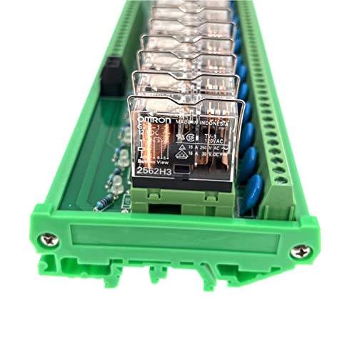 Snapklik.com : ANMBEST 16 Channel AC/DC 12V Rail Mount Relay Interface ...