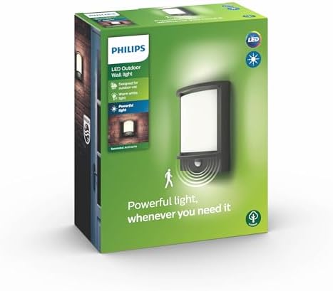 Philips myGarden Arbour LED Outdoor Wall Light with Motion Sensor ...