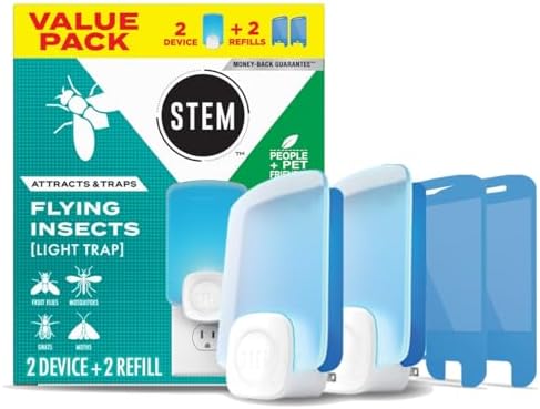 Amazon.com: STEM Light Trap: Indoor Fruit Fly Trap, Effective Insect ...