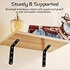 Amazon.com: Luomorgo 4 Pcs L Brackets for Shelves, Heavy Duty Stainless ...