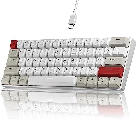 Amazon.com: Newmen GM610 Pro 60% Percent Keyboard,Bluetooth/2.4Ghz/Wired Hot Swappable RGB ...