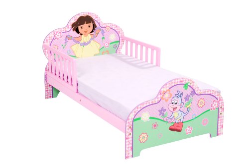 Delta Enterprise Nickelodeon's Dora the Explorer Wooden Toddler Bed ...