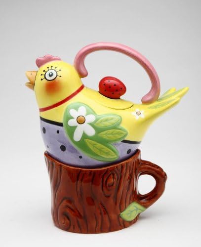 Amazon.com | Appletree Design Flight of Fancy by Babs 2-Piece Ceramic ...