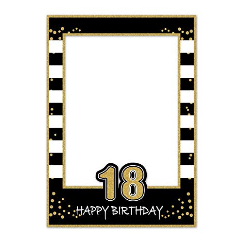 Swyoun Glitter Happy 18th Birthday 18th Photo Frame 18th Birthday ...