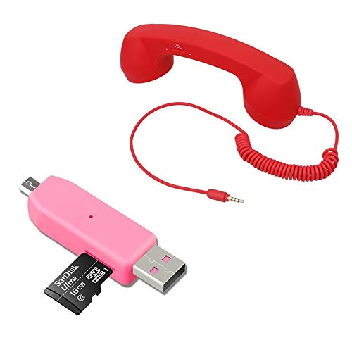 Lambent Old Fashioned Wired Retro Handset Receiver Coco Phone with USB ...