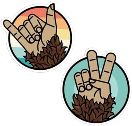 Amazon.com - eDesign 2-Pack Sasquatch Walking in The Woods Vinyl ...