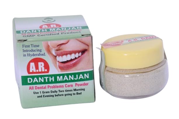 Buy A R Danth Manjan Organic Wellness Dant Manjan Tooth Powder 30 Gram ...