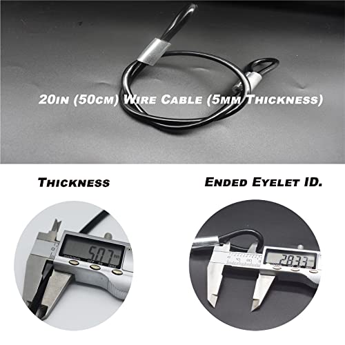 Snapklik.com : Bytiyar 4 Pcs 20 Inch (50cm) 5mm Thickness Galvanized ...