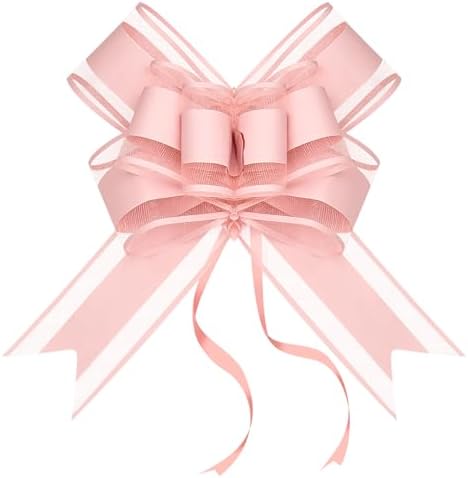 Amazon.com: Ohuimrt 6 PCS Large Pull Bows, Pink Bows for Gift Wrapping ...