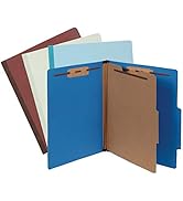 Amazon.com : Blue Summit Supplies Gem Tone File Folders, 1/3 Cut Tab ...