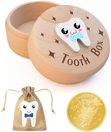Amazon.com: Tooth Fairy Gift for Girls and Boys, Cute Tooth Fairy Box ...