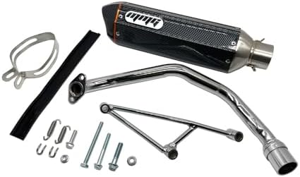 Amazon.com: MMG Exhaust System Muffler for GY6 125cc 150cc 4 Stroke ...