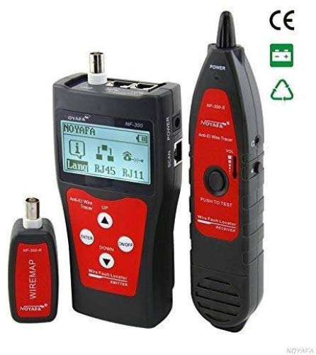 Buy NOYAFA NF-300 Lan Tester RJ45 LCD Cable Tester Network Monitoring ...