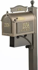Amazon.com: Ultimate Mailibox Package - Whitehall Streetside Mailbox ...