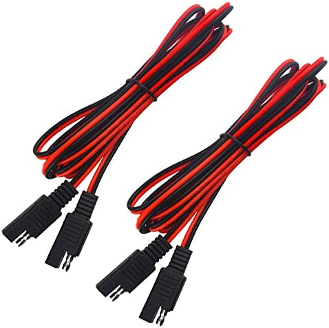 WMYCONGCONG 4 PCS SAE to SAE Extension Cable Quick Disconnect Wire ...