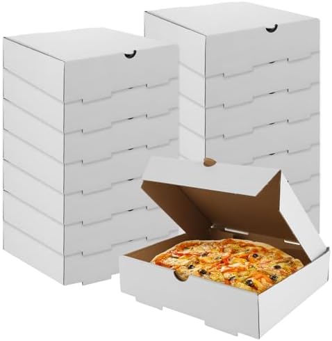 Amazon.com: LDHHYH 50 Pack 6.3 x 6.3 x 1.6 Inch Pizza Boxes, White ...